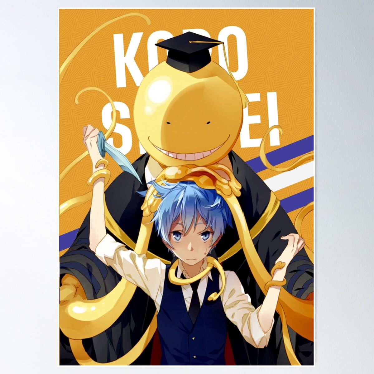 Koro-Sensei | Assassination Classroom Poster Wall Art, Modern Wall ...