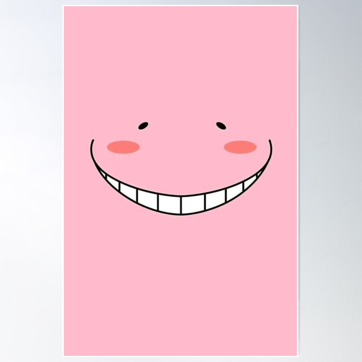 Koro Sensei Face, Anime Assassination Classroom Poster Wall Art, Modern ...