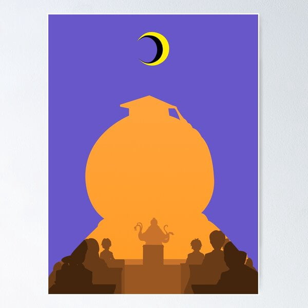 Koro Sensei - Minimalist Silhouette Style - Anime Art Poster Wall Art ...