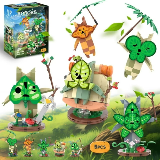 Korok Building Set Compatible with Lego, Yahaha! 5 Characters Building ...