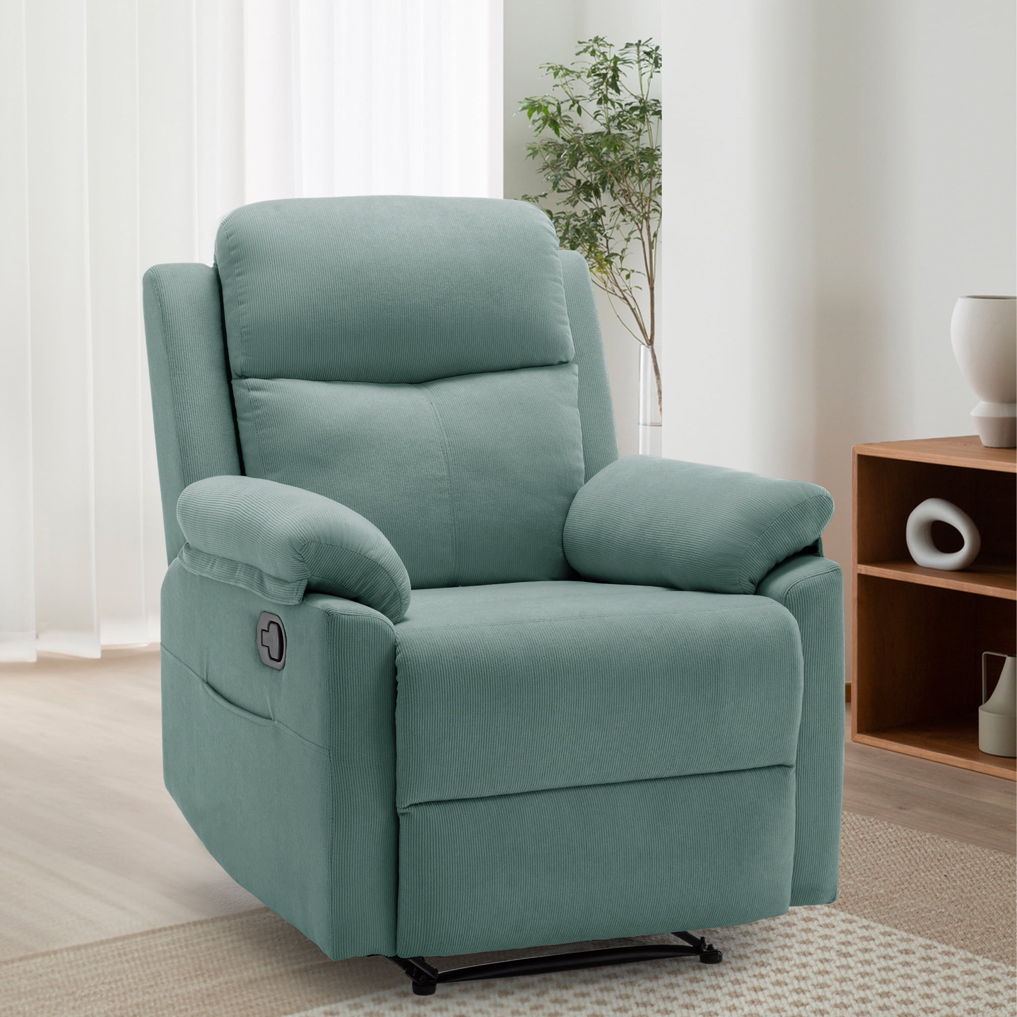 Korser Manual Small Recliner Chair for Small Spaces for Living Room ...