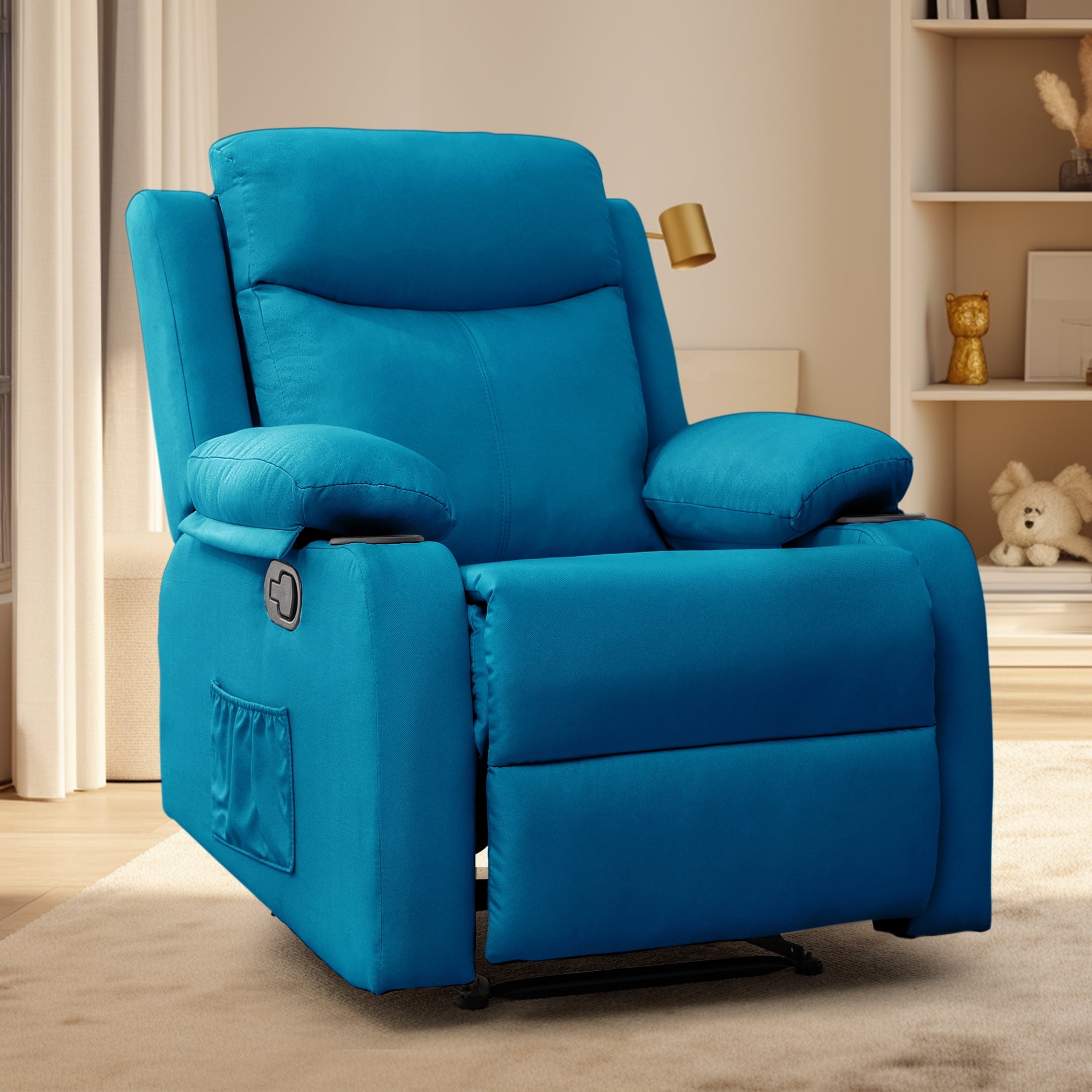 Korser Manual Small Recliner Chair with Fixed Base for Small Spaces ...