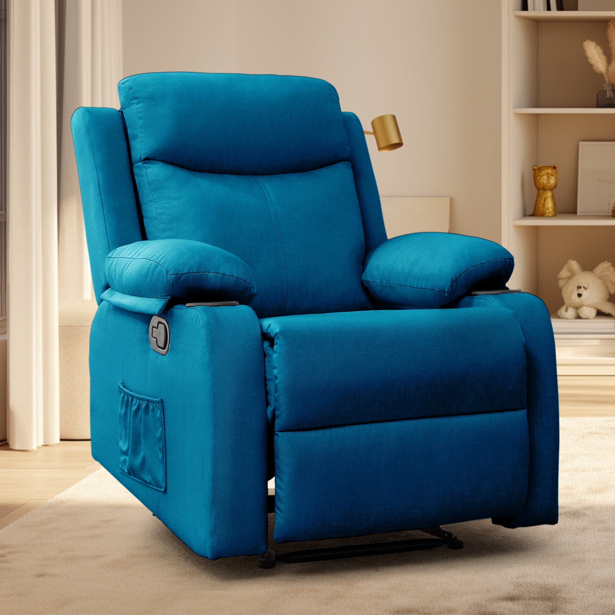 Korser Manual Small Recliner Chair with Fixed Base for Small Spaces ...