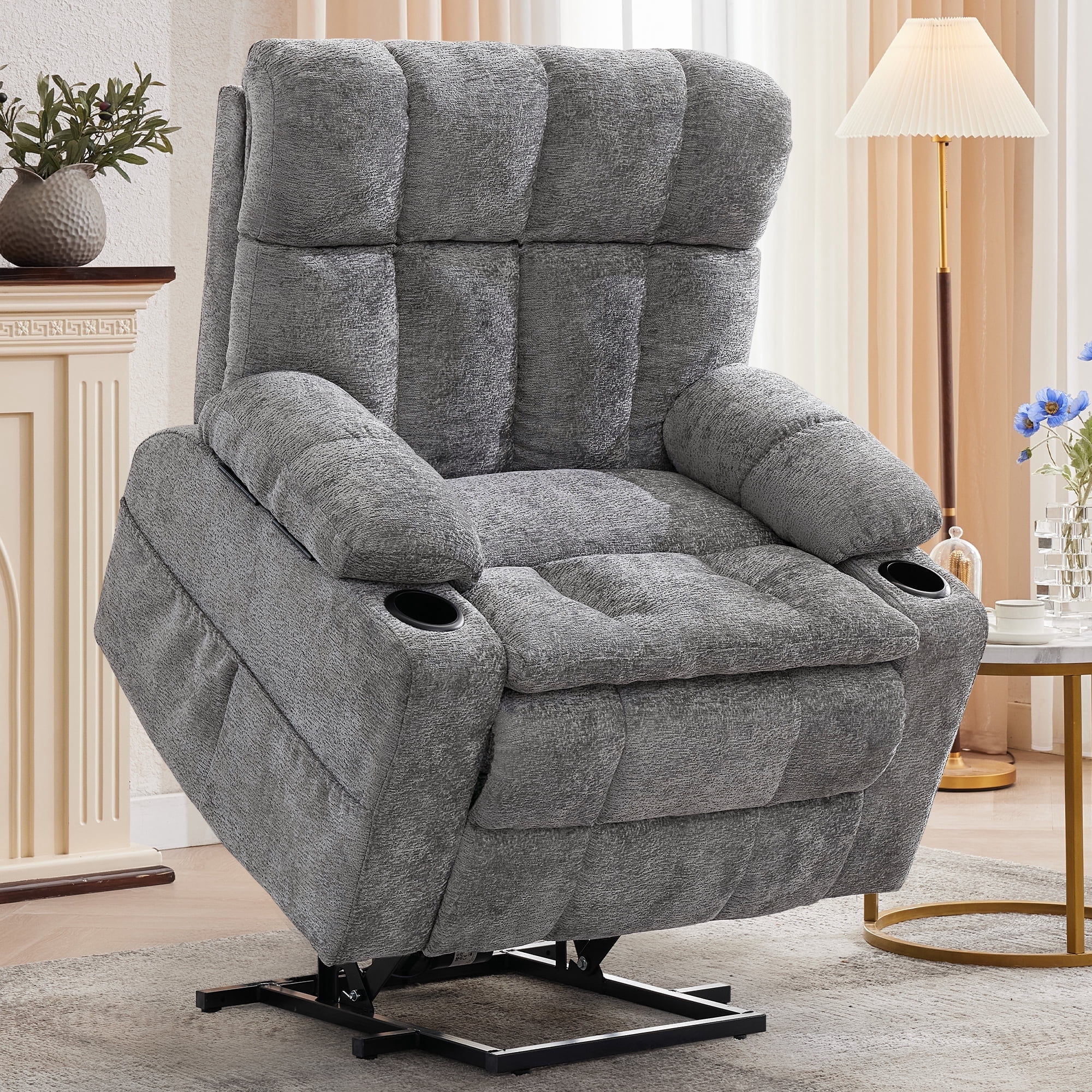 Korser Oversized Dual Motor Power Lift Recliner for Elderly with ...