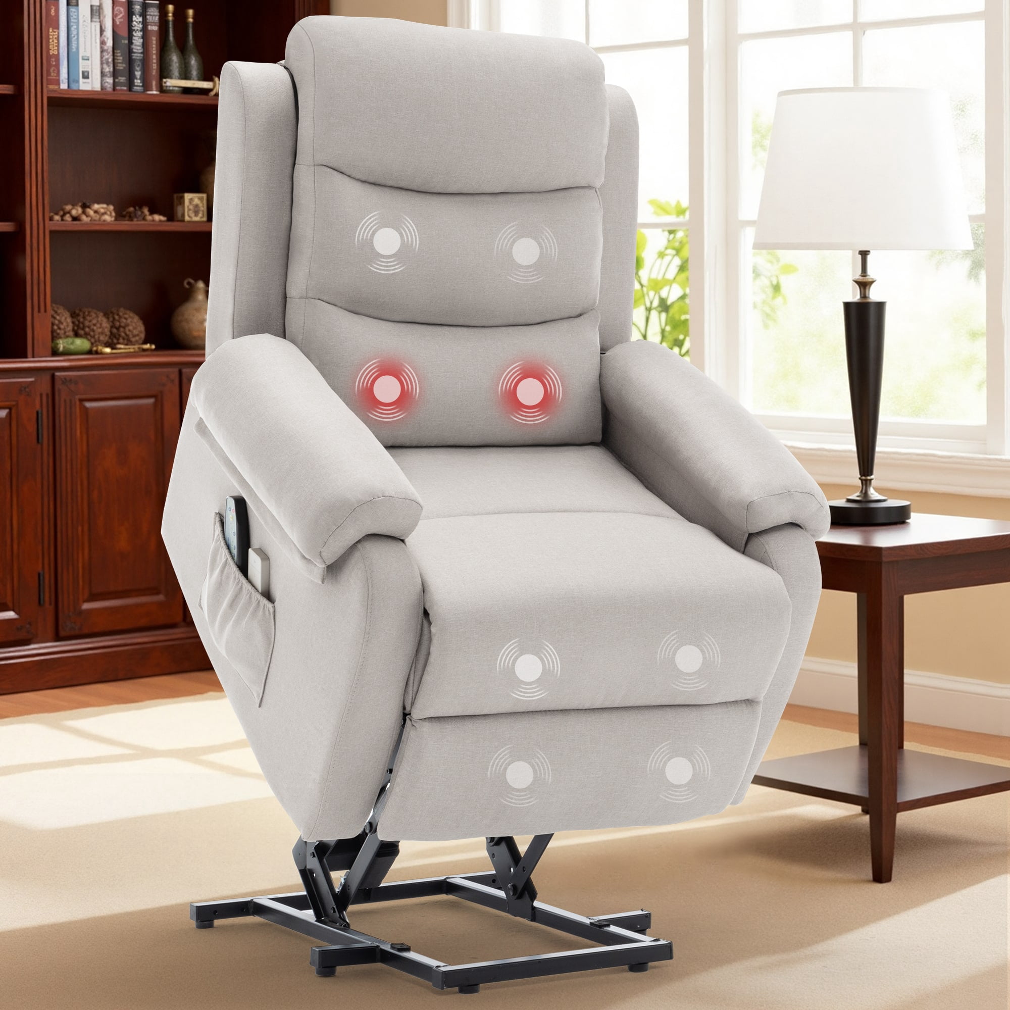 Korser Power Lift Recliner Chair for Elderly with Heat and Massage ...