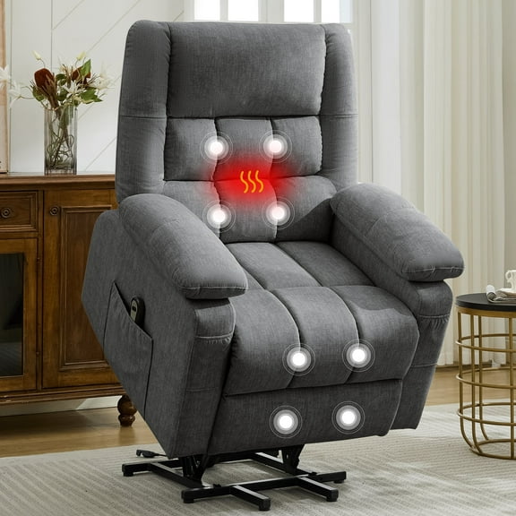 Korser Power Lift Recliner Chair for Elderly with Massage and Heat ...