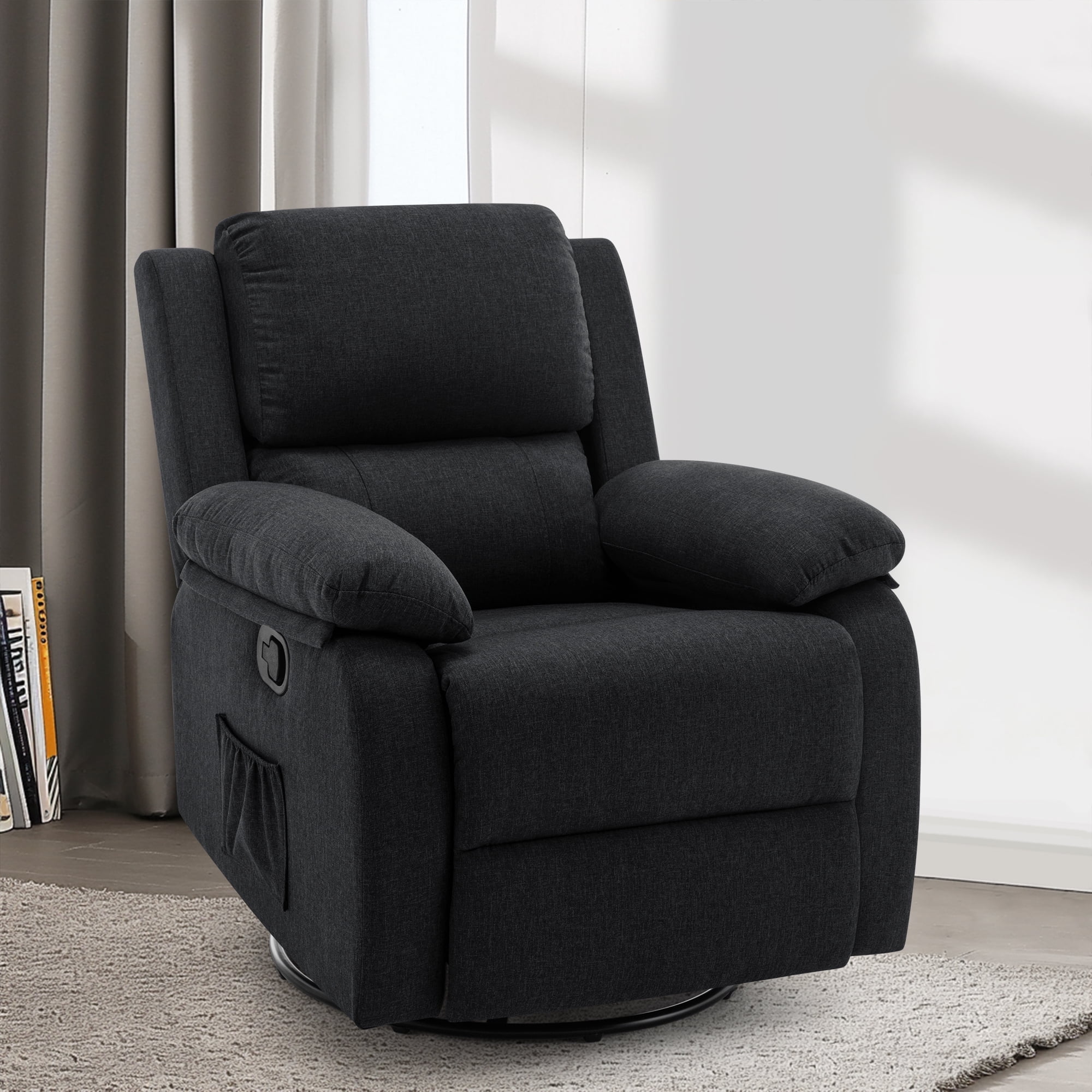 Korser Swivel Rocker Small Recliner Chair for Small Spaces for Living ...