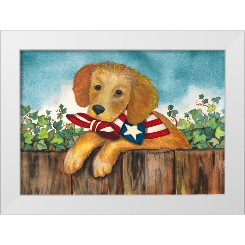 Korsgaden, Laurie 14x11 White Modern Wood Framed Museum Art Print ...