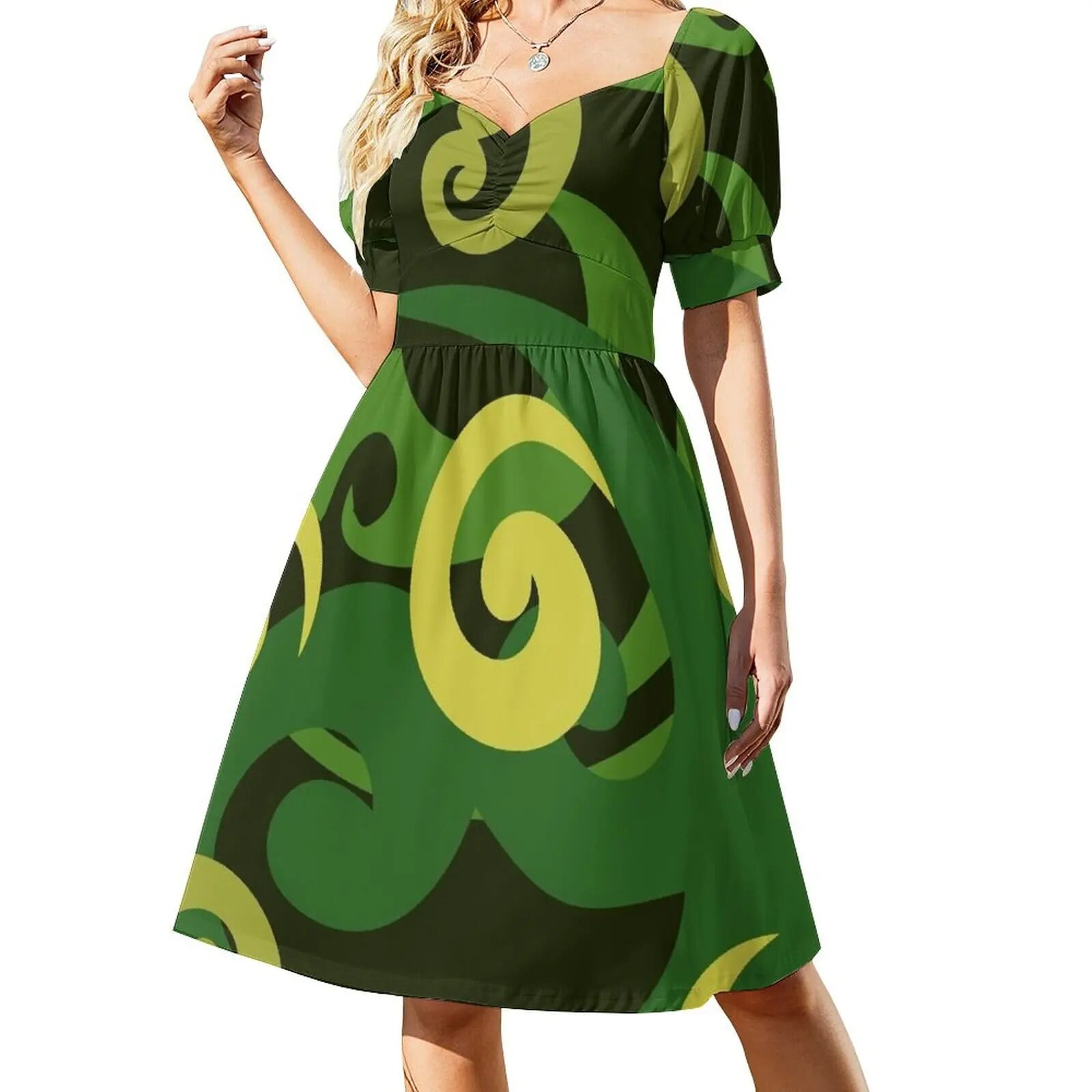 Koru design Green Dress prom clothes dresses for womens 2024 - Walmart.com