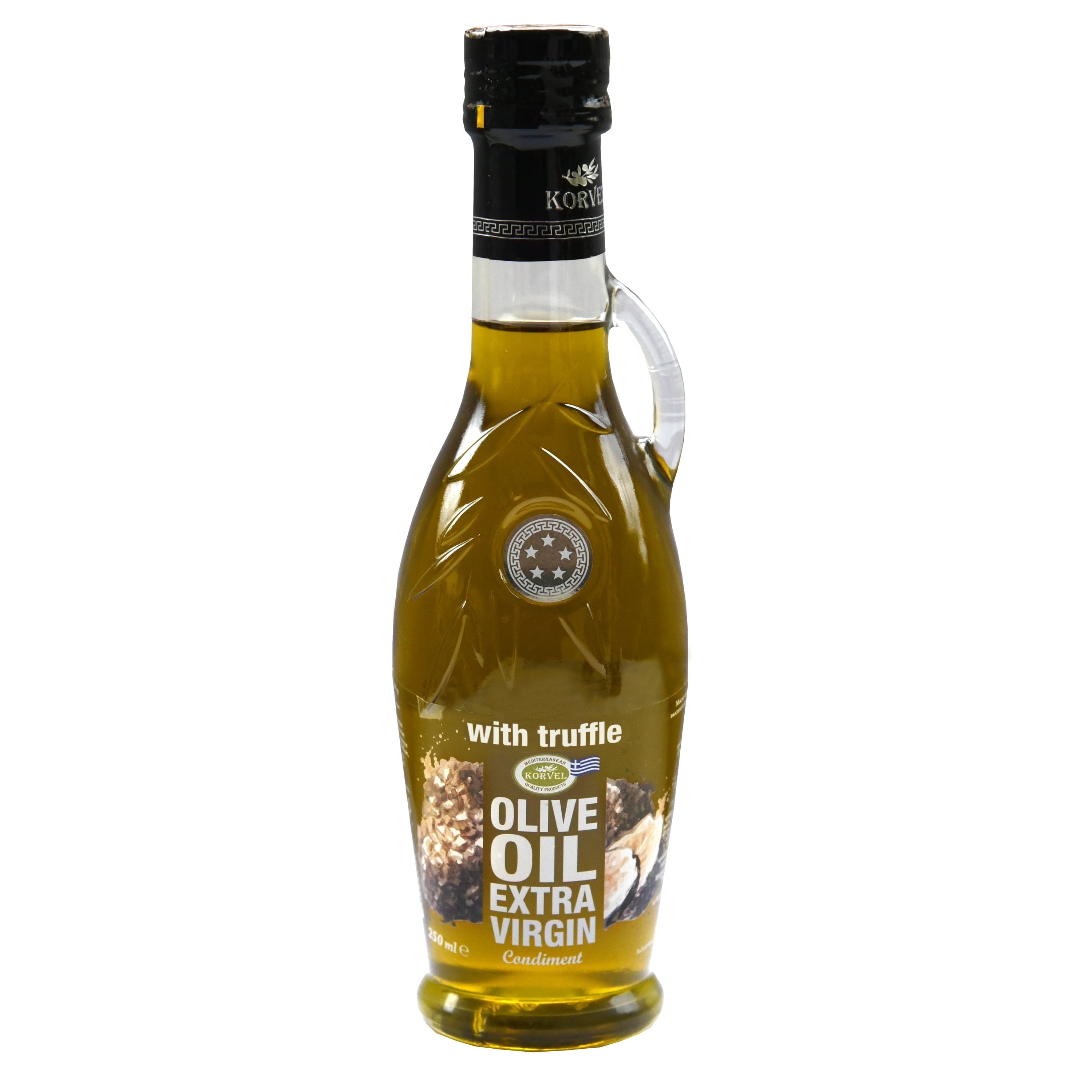 Korvel Greek Extra Virgin Olive Oil with Truffle Flavor, Amphora, 8.45 ...