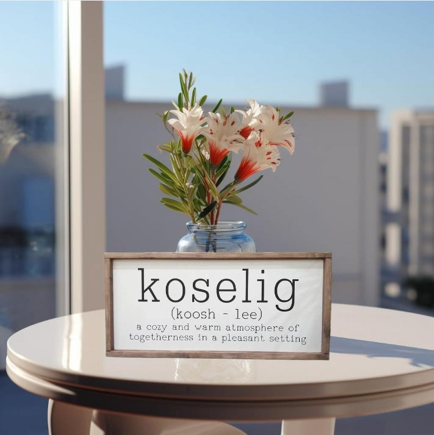 Koselig Sign Norwegian Gift Scandinavian Home Decor Style Norge Wall ...