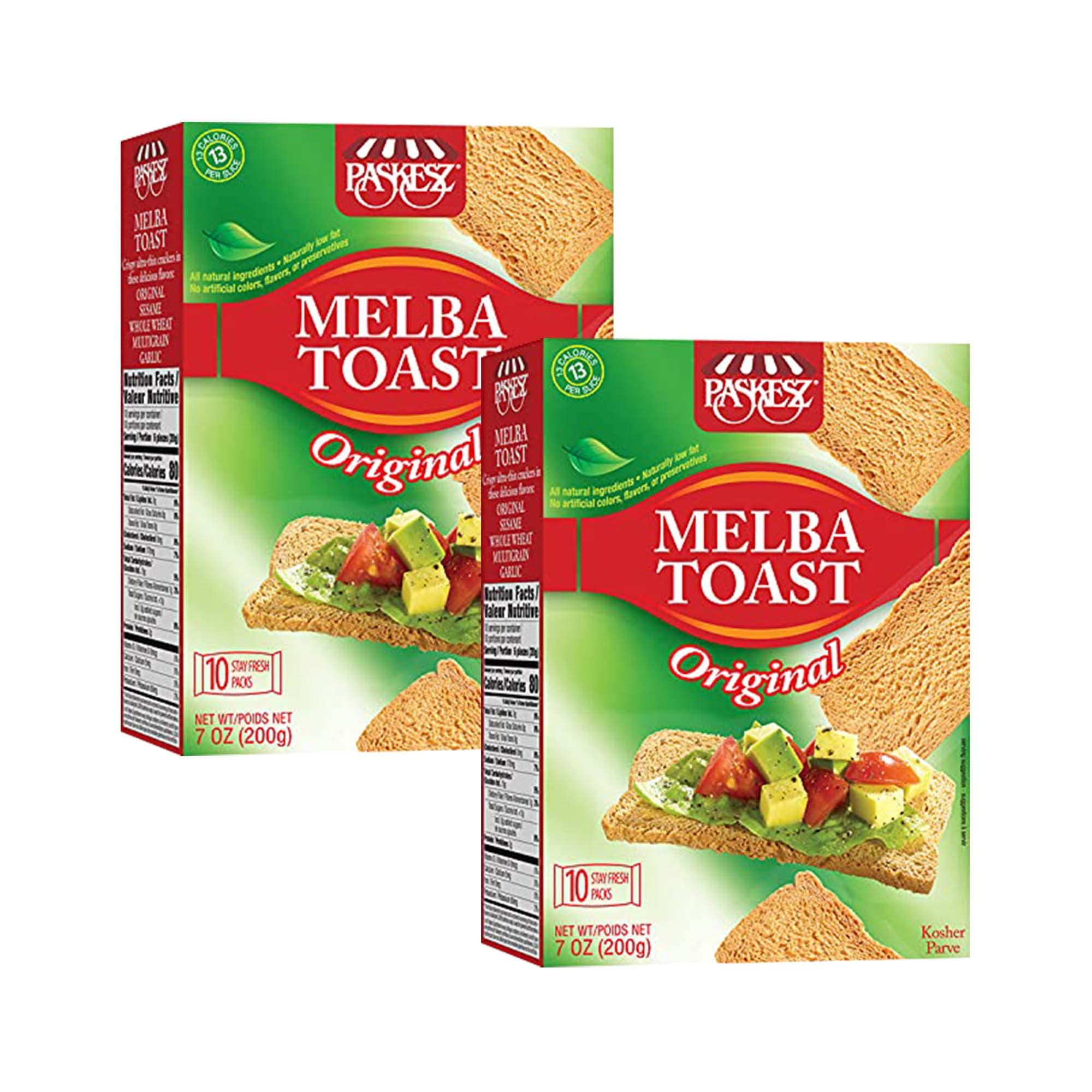 Only Kosher Candy Melba IRF13 Toast Flatbread Crackers Classic Original ...