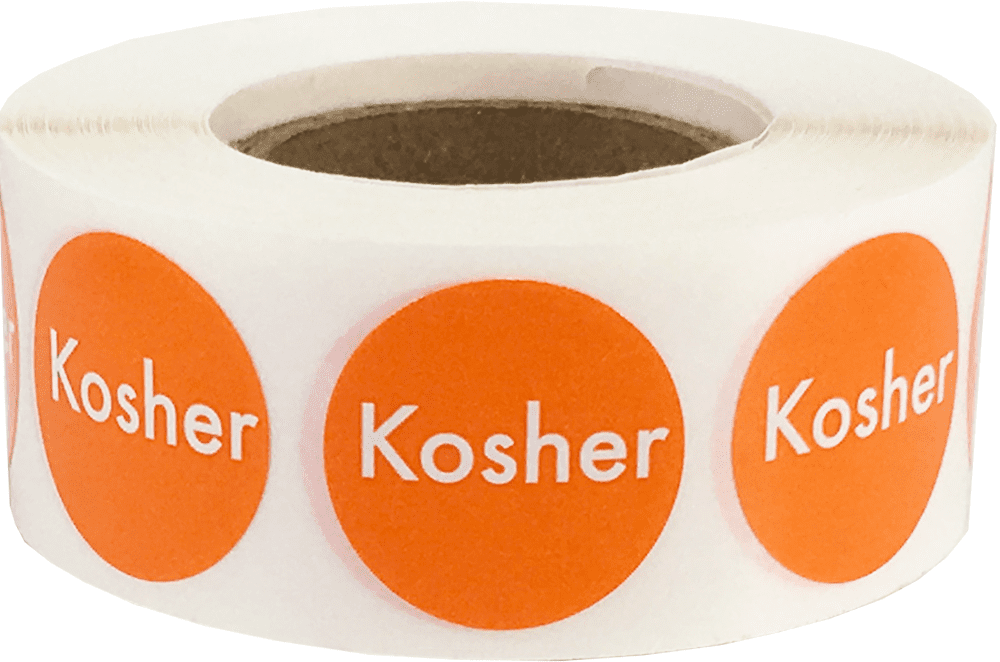 Kosher Food Rotation Labels .75 Inch Round Circle Dots 500 Adhesive ...