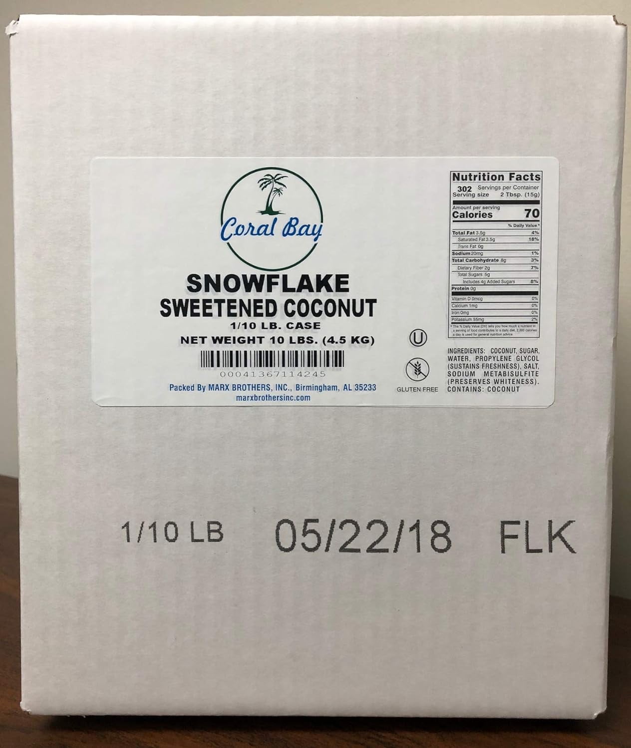 Kosher Sweetened Coconut Flakes by - 10 lb Package - Walmart.com