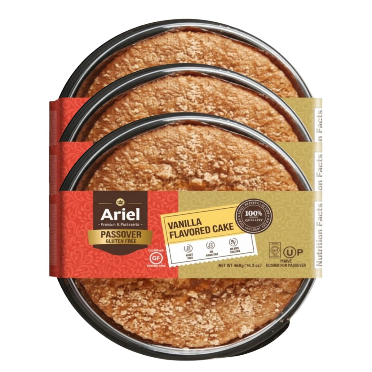 Kosher for Passover Gluten Free Ariel Vanilla Cake 16 oz, Pack of 3 ...