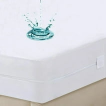 Premium Waterproof & Bed-Bug Proof Mattress protector 150 GSM Fabric ...
