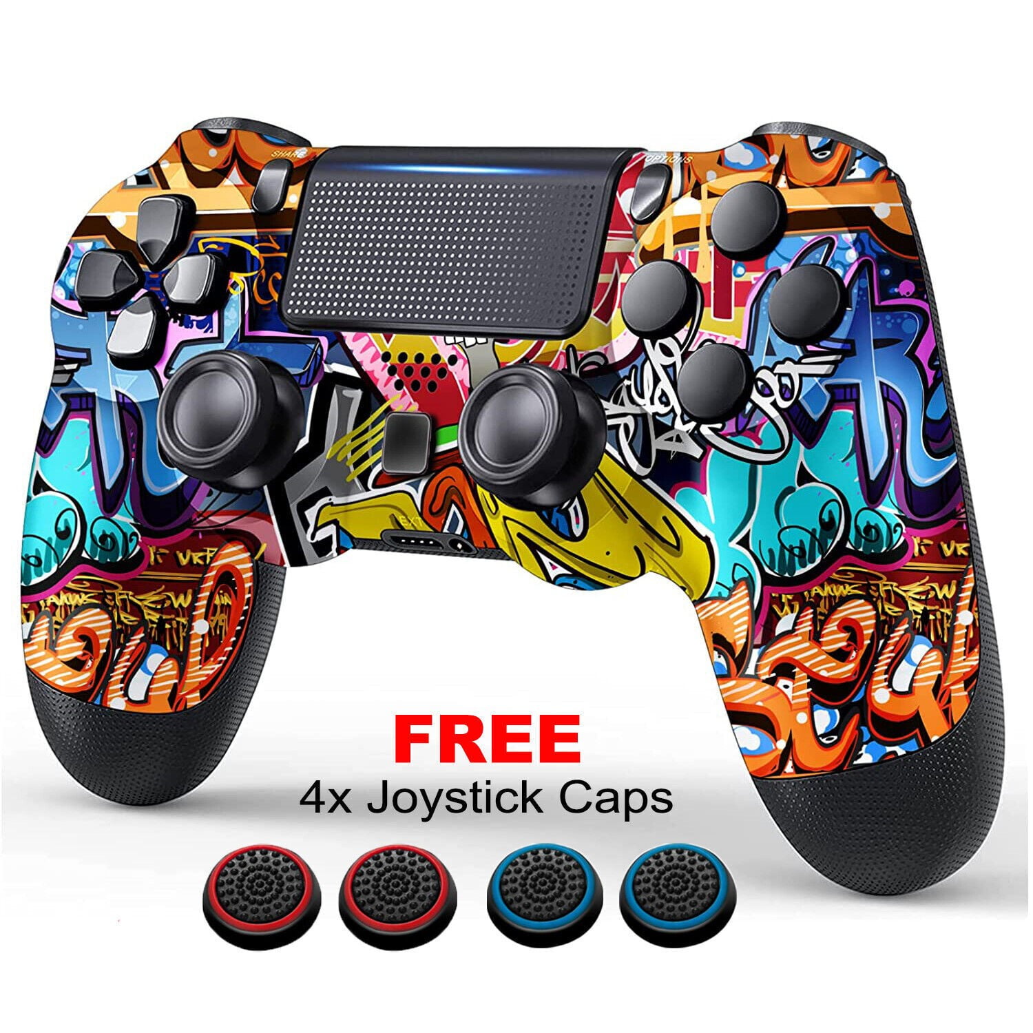 Kosmiko Wireless Game Controller Compatible with PS4/Slim/Pro Upgraded ...