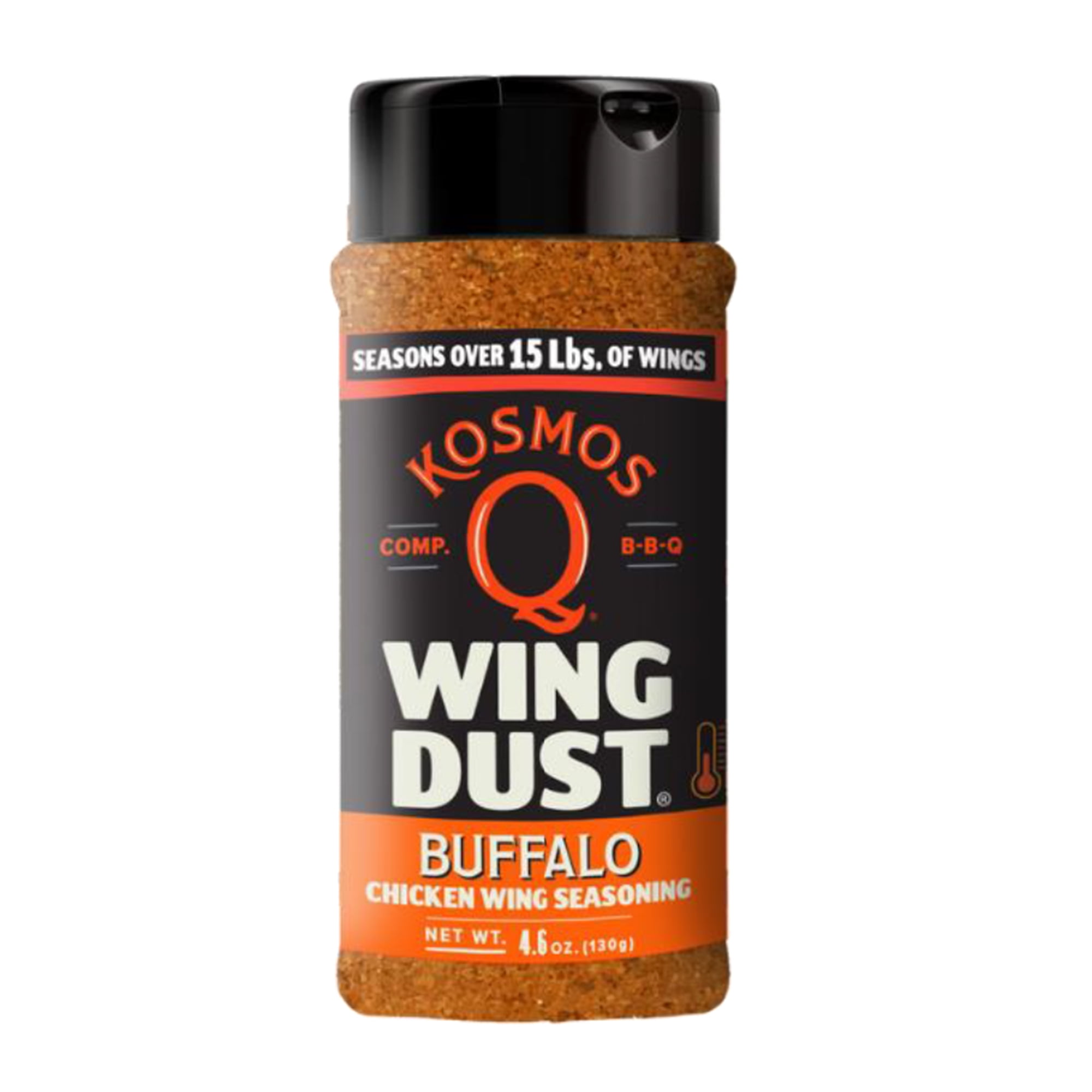 Kosmos Q Buffalo Wing Dust Seasoning, 4.7 oz Shaker - Walmart.com