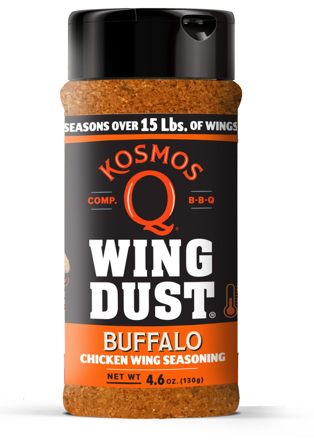 Kosmos Q Buffalo Wing MFF30 Dust, Classic Buffalo Powder For Chicken ...
