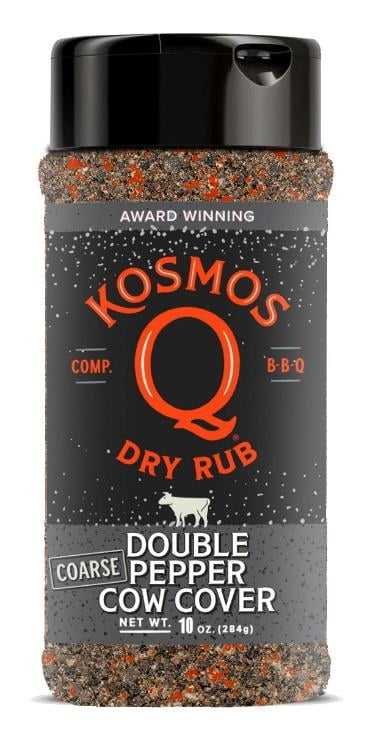 Kosmos Q Double Pepper Cow Cover Seasoning, 10 oz Shaker - Walmart.com