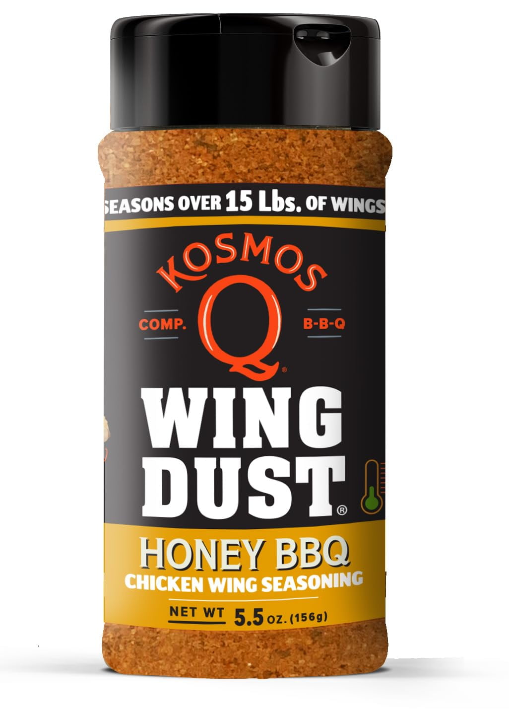 Kosmos Q Honey BBQ CCF19 Wing Dust - Sweet & Chicken Wing Seasoning for ...