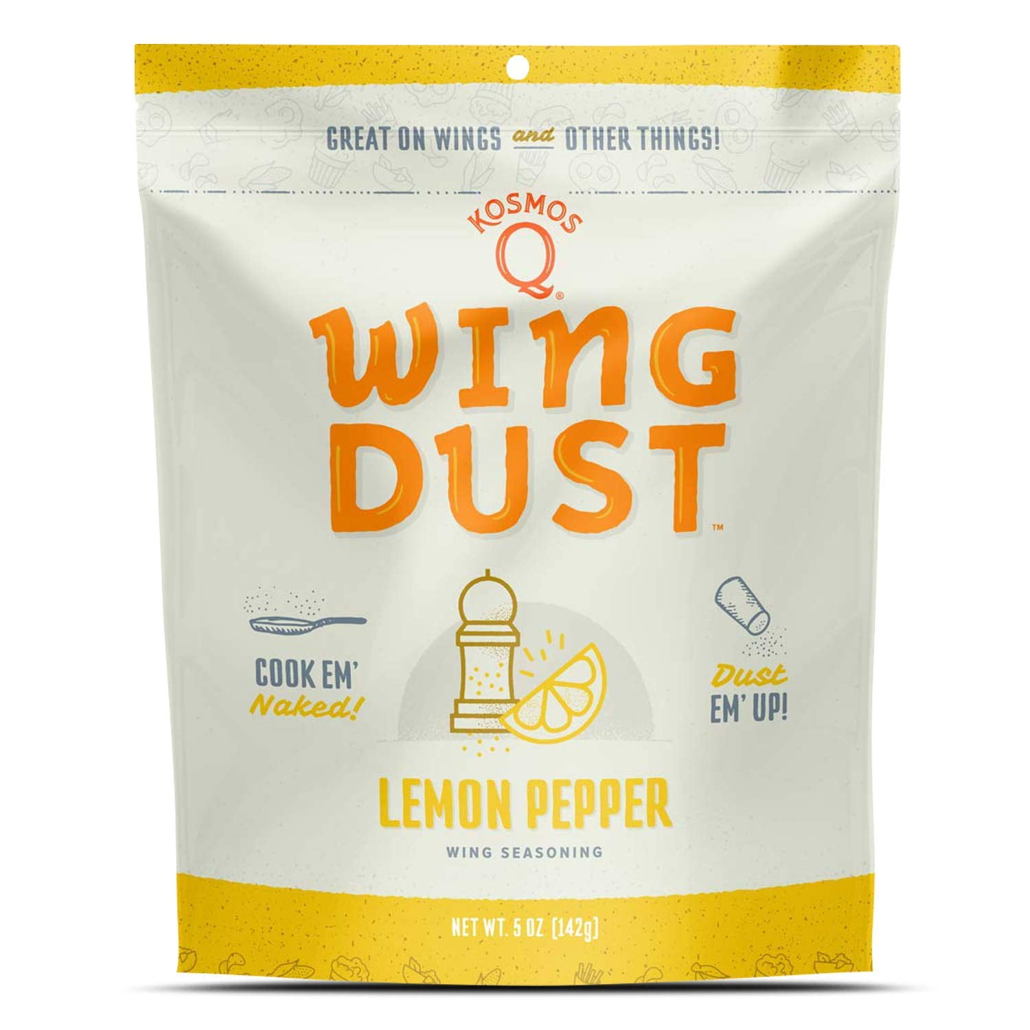 Kosmos Q Lemon SCH4 Pepper Seasoning Wing Dust - Lemon Pepper Powder ...