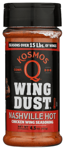 Kosmos Q Seasoning Wing Nashville Hot 4.5 oz (Pack of 6) - Walmart.com