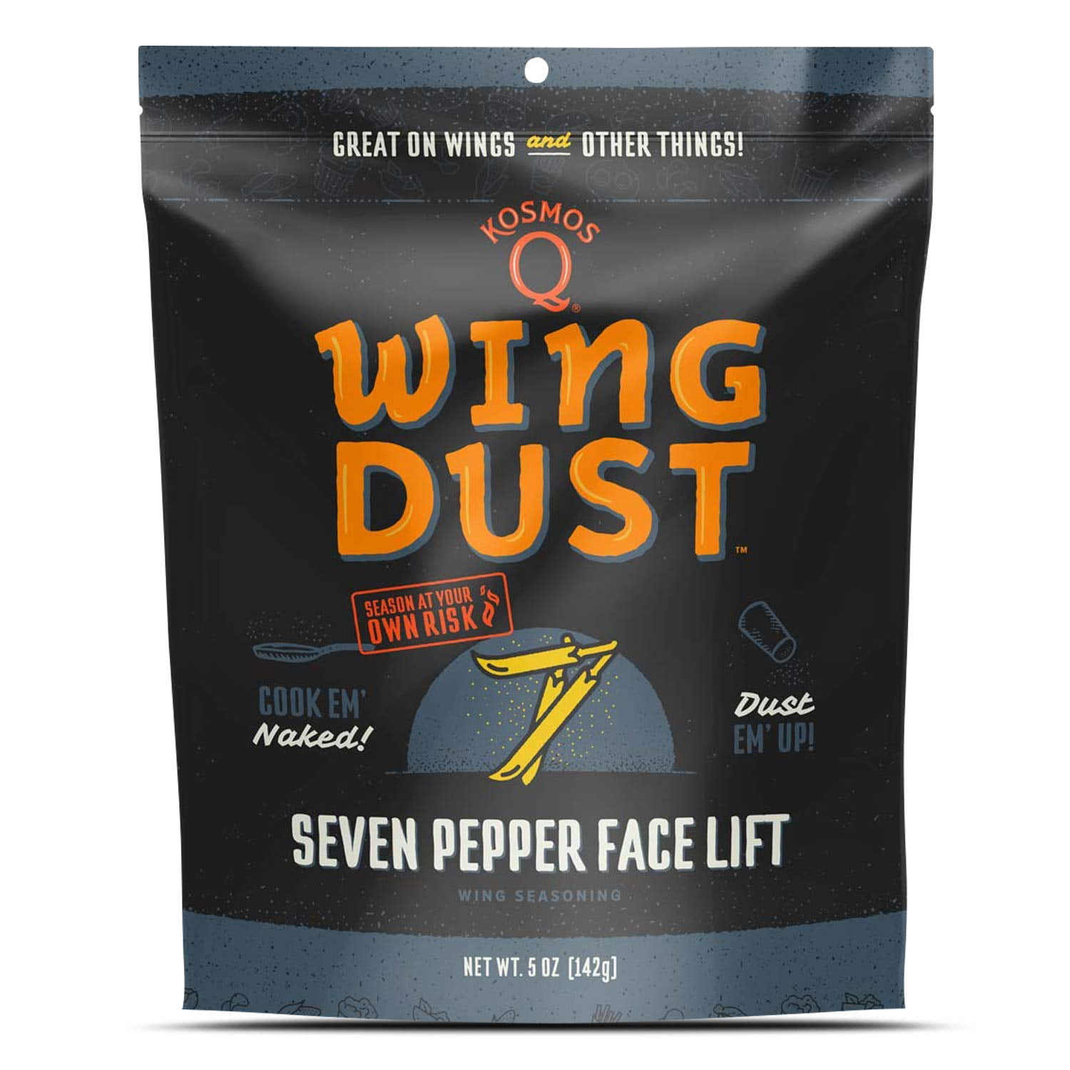 Kosmos Q Seven Pepper SBF3 Face Lift Spicy Hot Wing Dust - Spicy ...