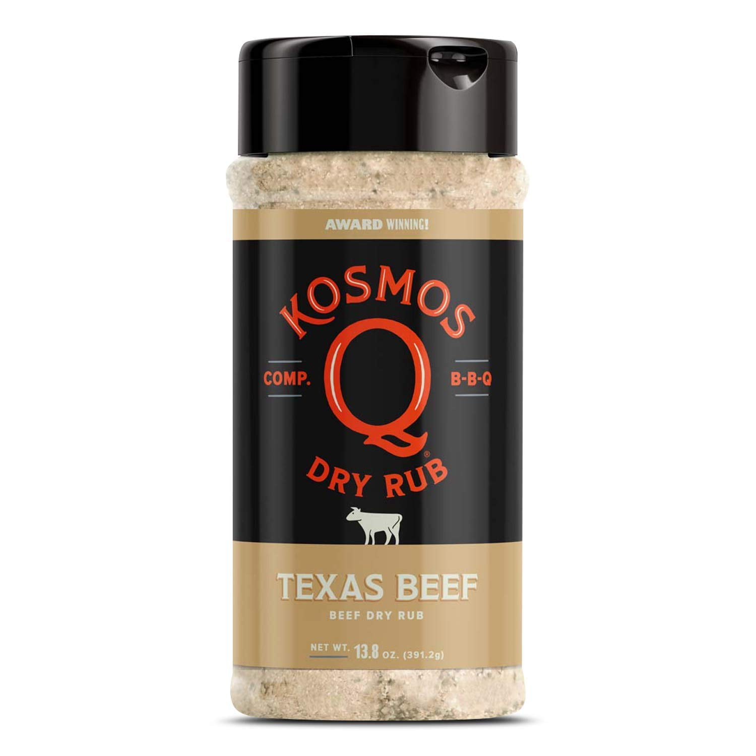 Kosmos Q Texas Beef HMF23 Dry Rub, Steak with Garlic, Onion, Lemon ...