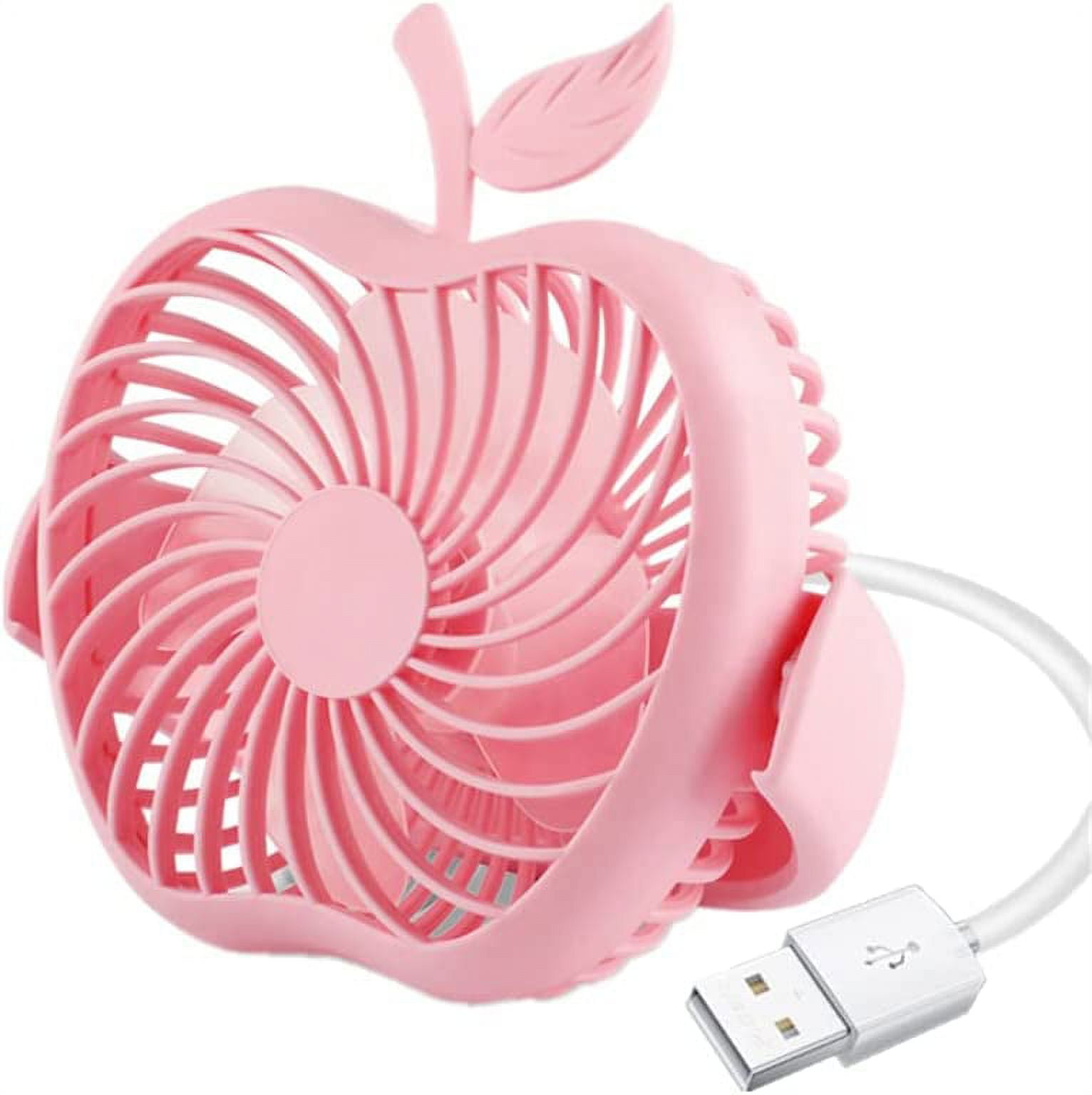 Kosmosta Apple shaped USB Desk Fan Portable fan with a strong airflow ...