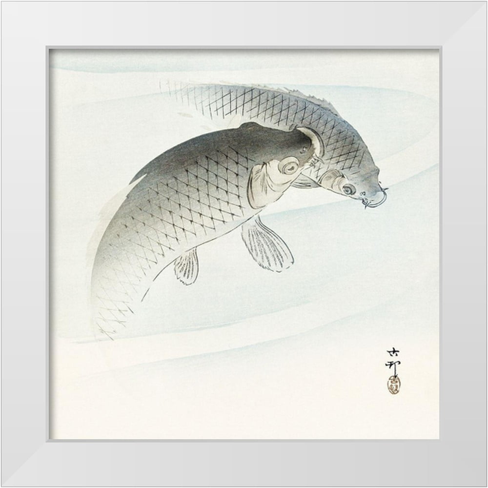 Koson, Ohara 12x12 White Modern Wood Framed Museum Art Print Titled ...
