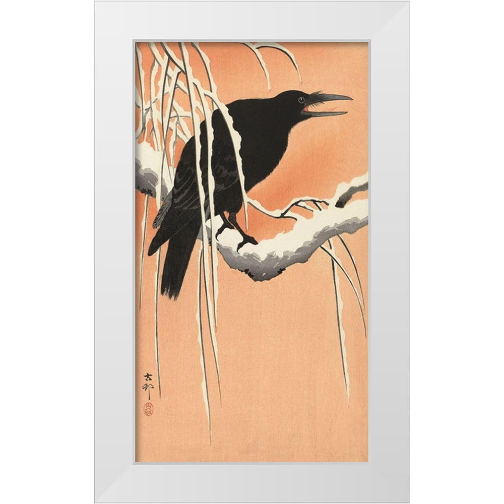 Koson, Ohara 12x18 White Modern Wood Framed Museum Art Print Titled ...