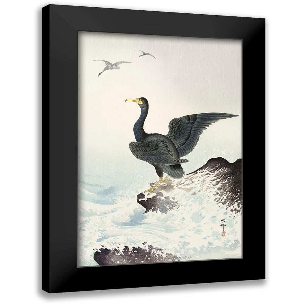 Koson, Ohara 17x24 Black Modern Framed Museum Art Print Titled - Red ...