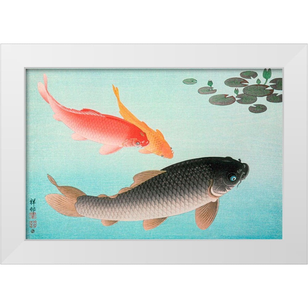 Koson, Ohara 18x13 White Modern Wood Framed Museum Art Print Titled ...