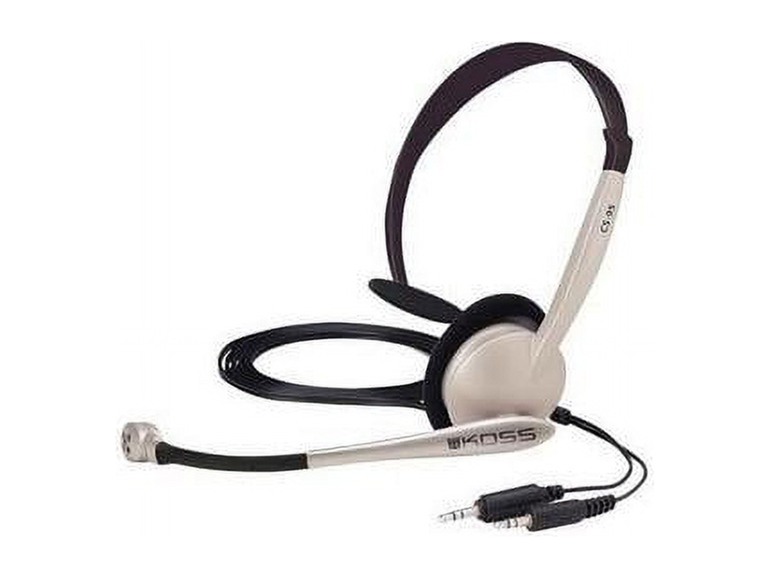 Koss CS95 Portable Single-sided Electret NC Mic, Dual Plug - Walmart.com