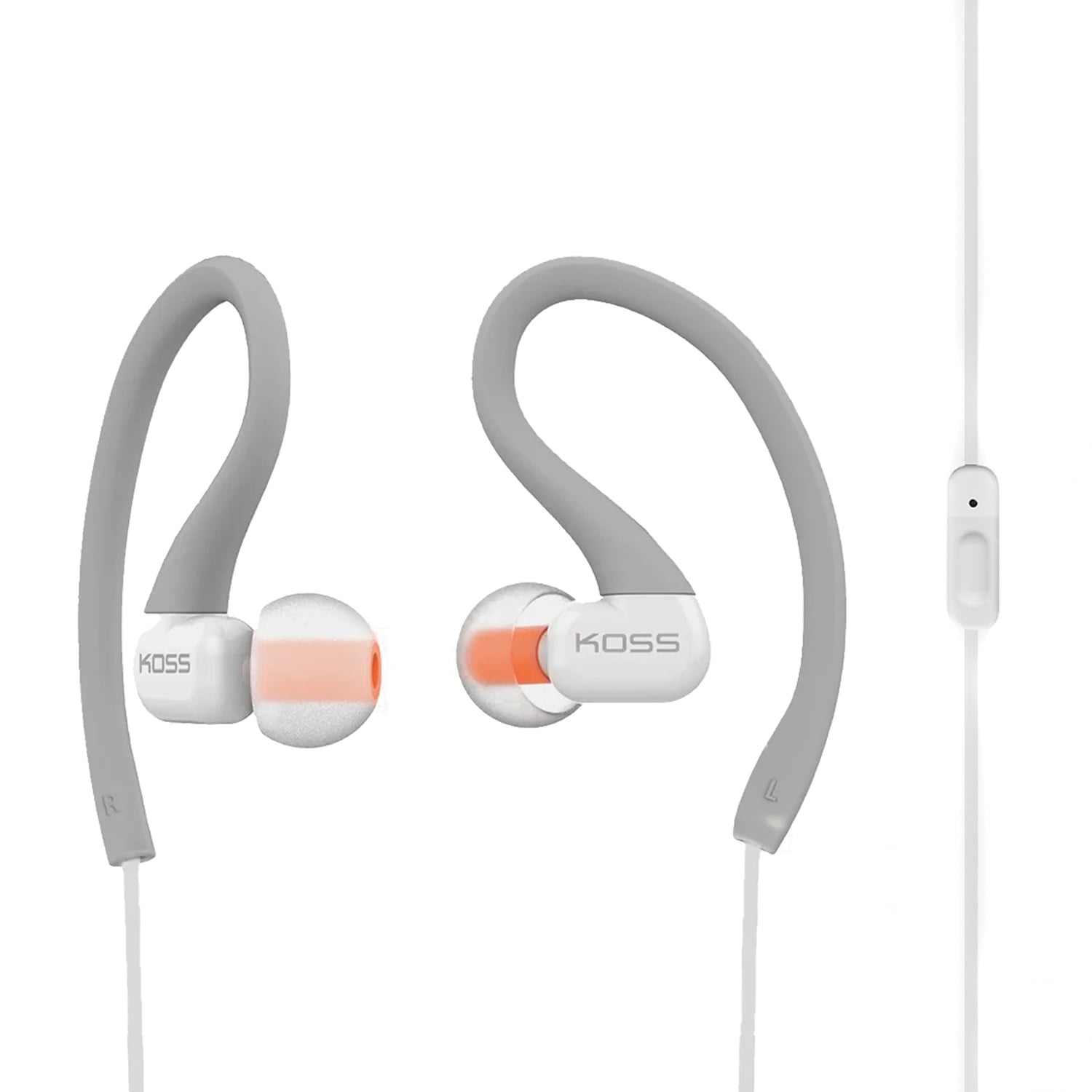 Koss FitClips KSC32i In-Ear Sport Clip Headphones with In-Line ...