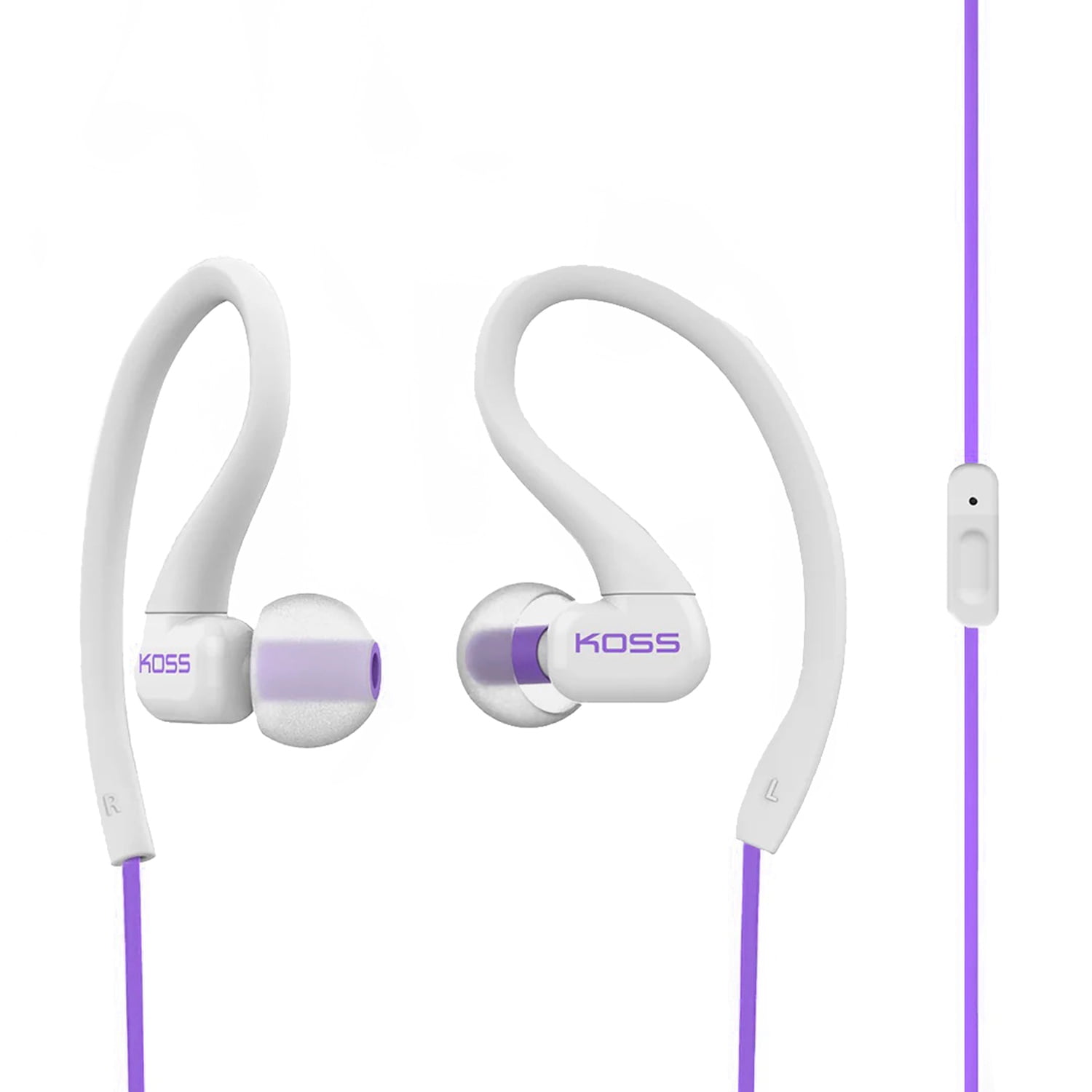 Koss FitClips KSC32i In-Ear Sport Clip Headphones with In-Line ...