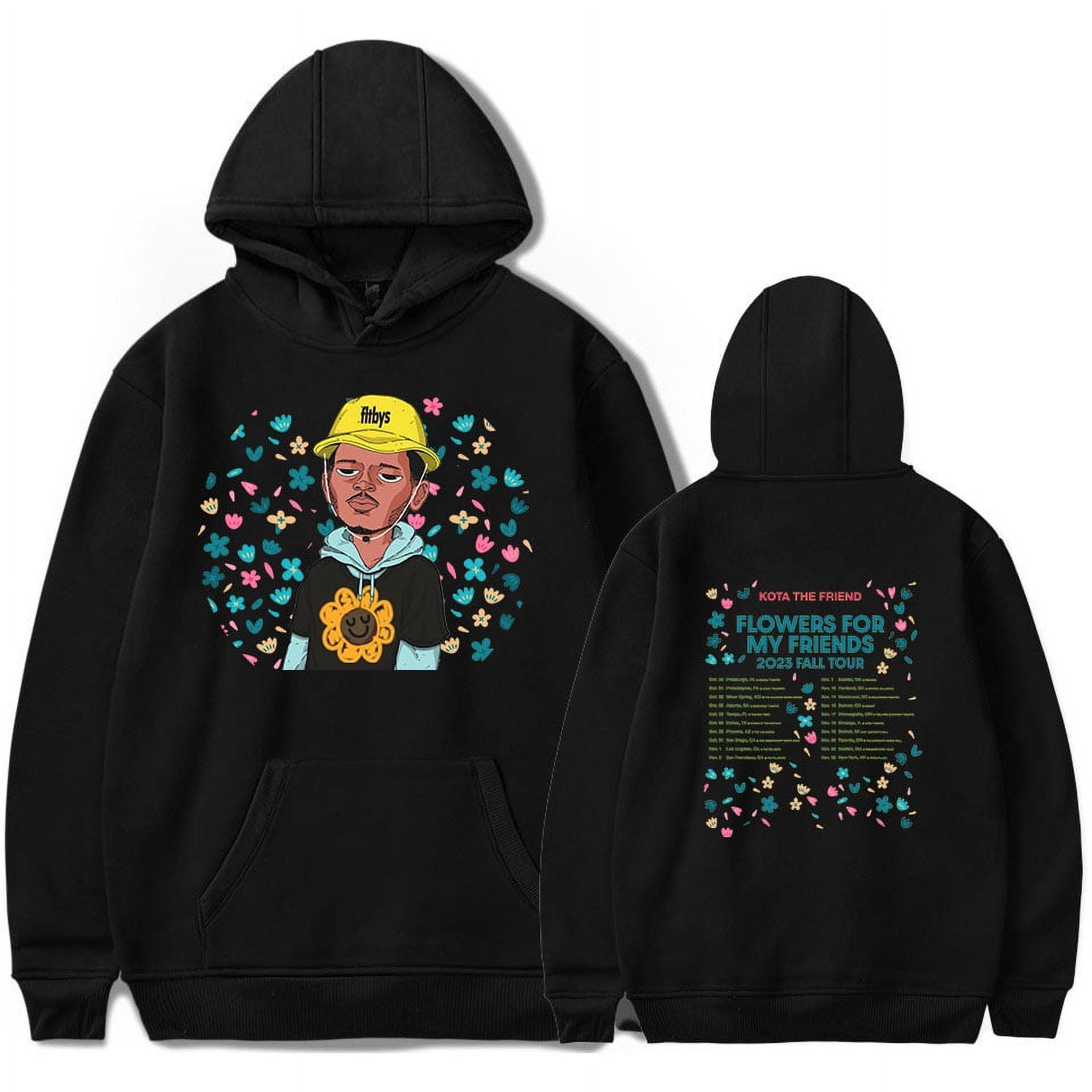Kota The Friend Rapper Flowers for My Friends Tour Hooded Men Women ...