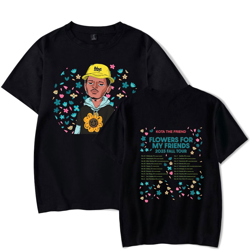 Kota The Friend Rapper Flowers for My Friends Tour T-shirt Women Men ...
