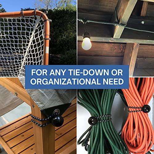 Kotap BB-11B Ball Bungee Cord, Heavy-Duty & Versatile, Indoor & Outdoor ...