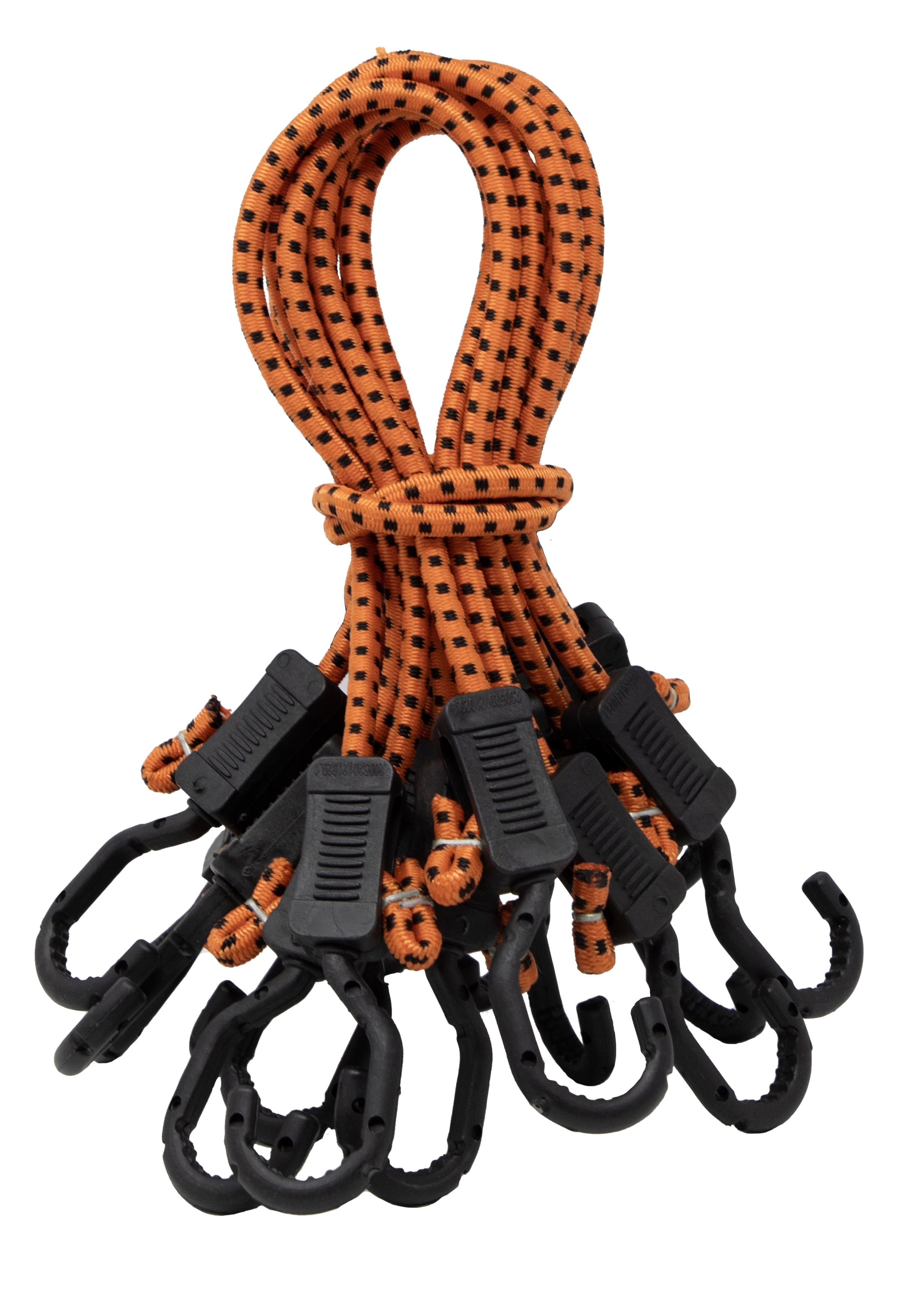 24" Adjustable Bungee Cords with All-Purpose, Flexible, Durable, Easy ...