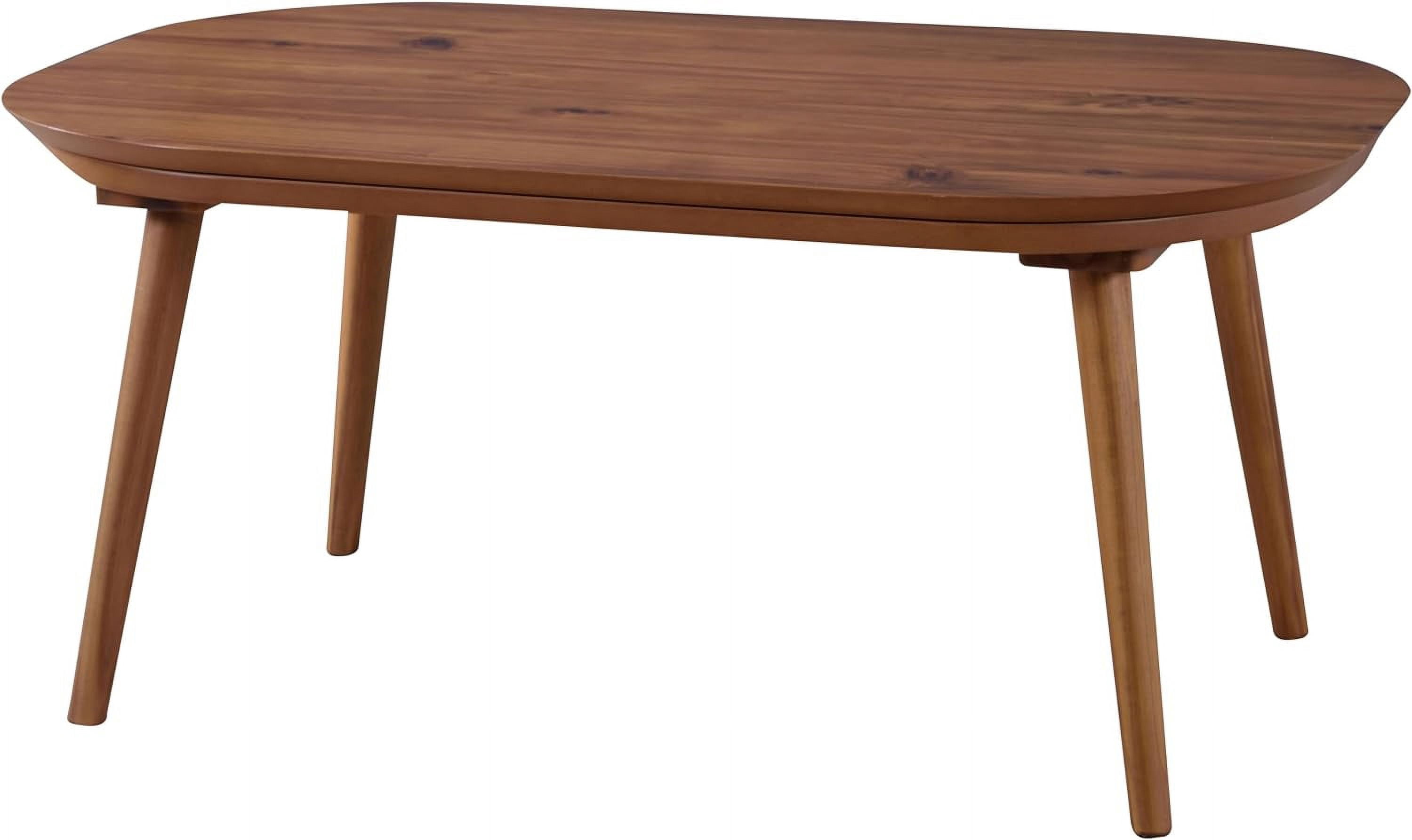 Kotatsu Table KT-106, W35.5 x D27.0 x H16.2 Inches, Natural Solid ia ...