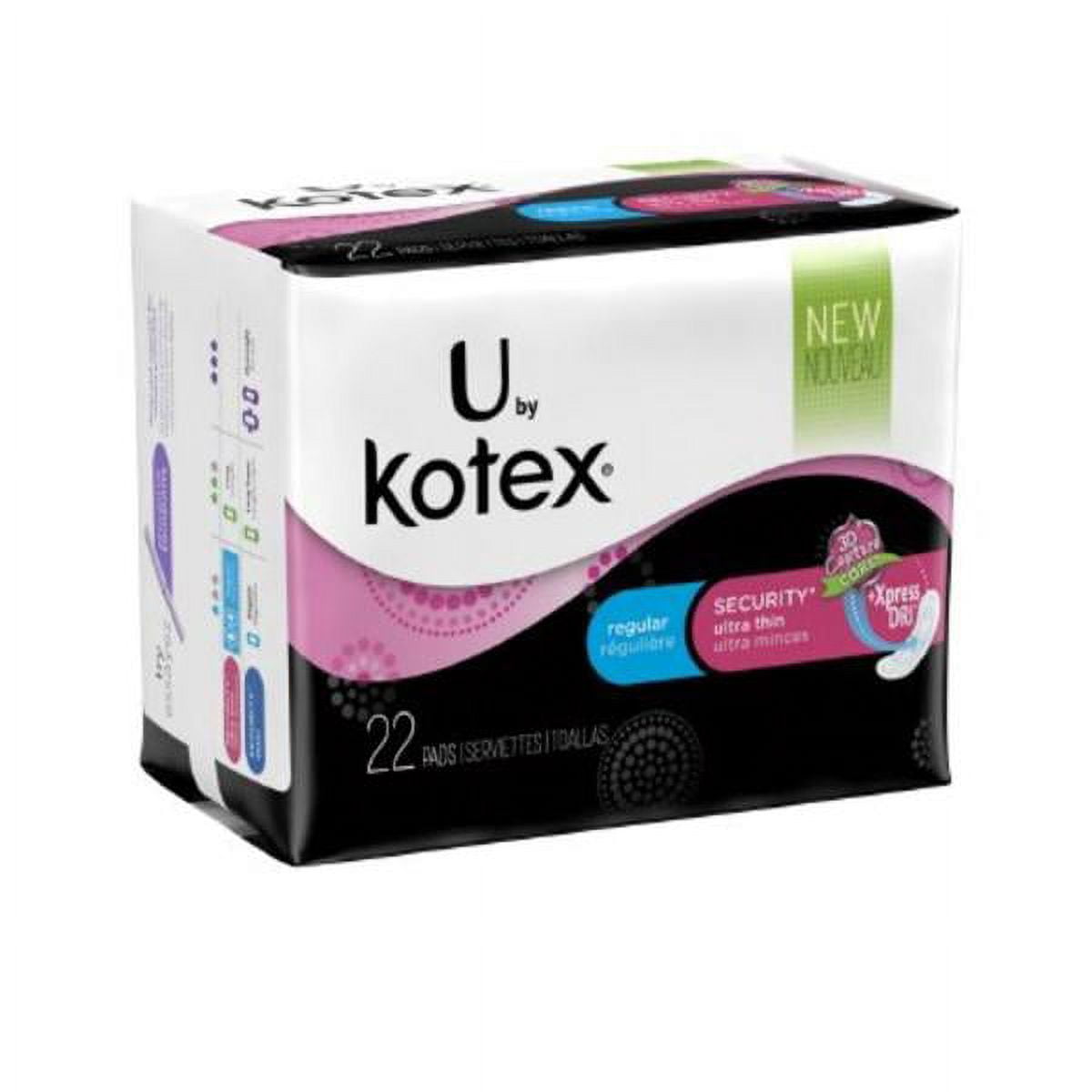 Kotex - Pads - Ultra Thin 22.00 ct HSA/FSA Eligible - Walmart.com