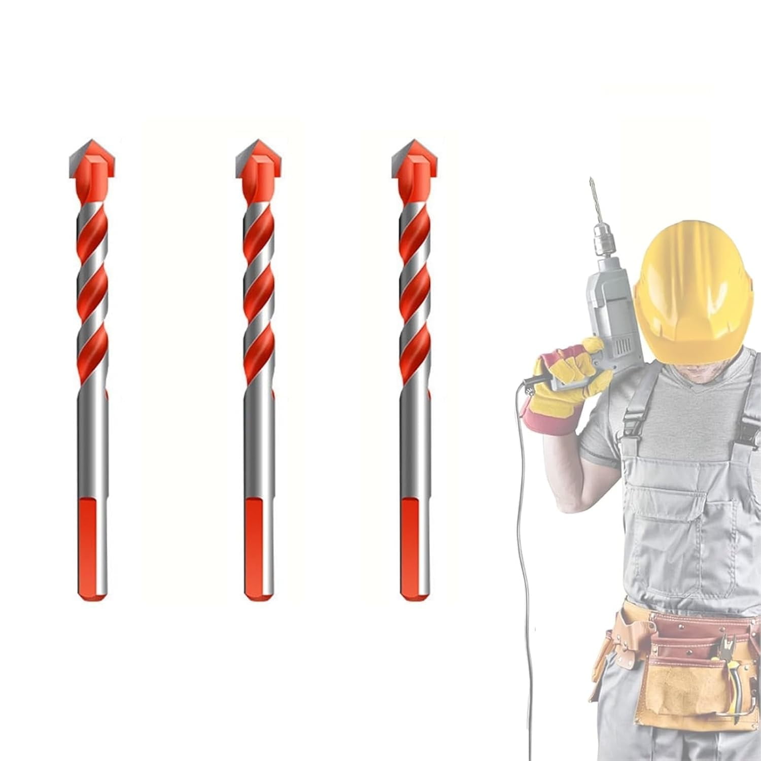 Kotkka Drill Bits Set, Four Blade Serrated Eccentric Twist Bits with U ...