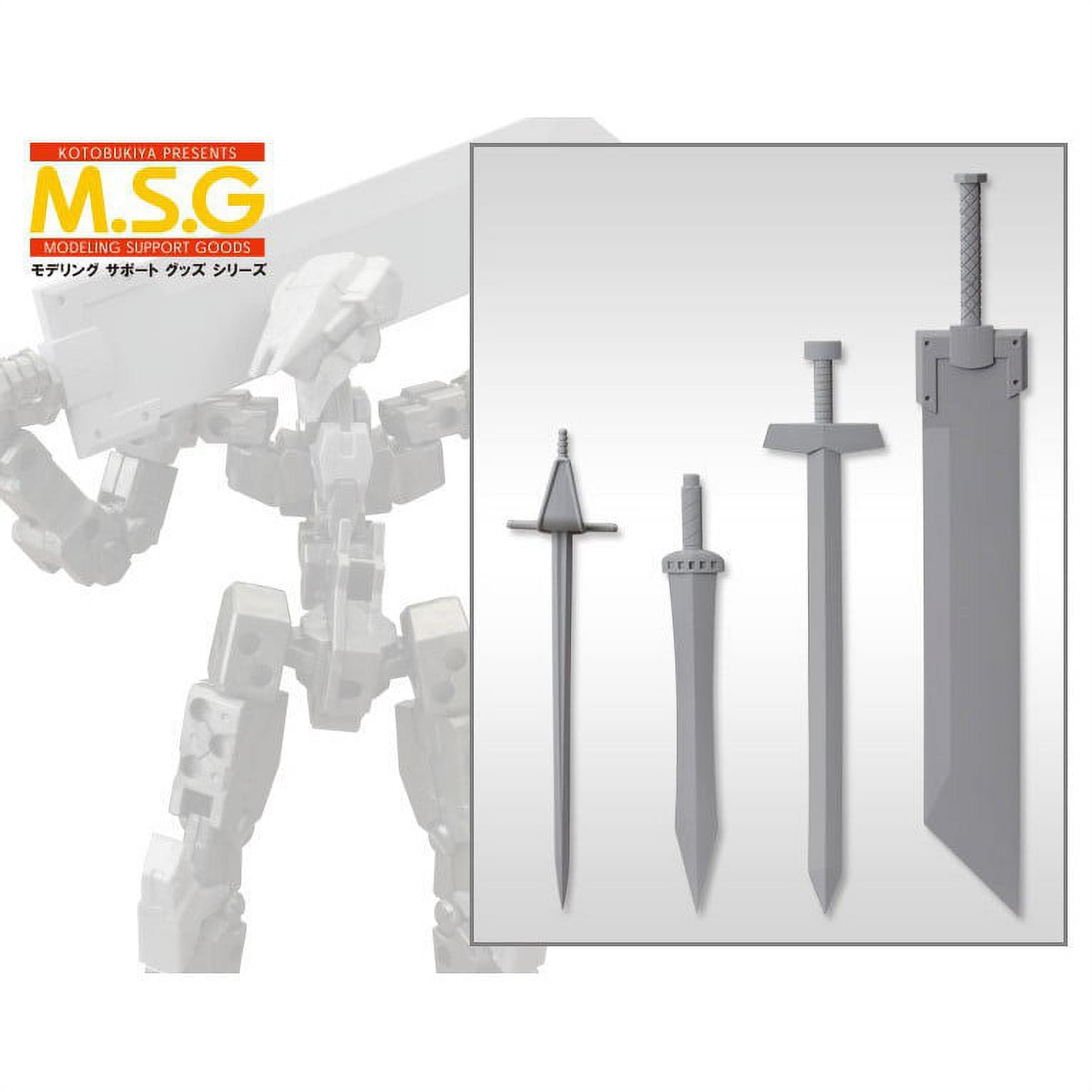 Kotobukiya Modeling Support Goods MSG MW33 Weapon Unit Knight Sword ...