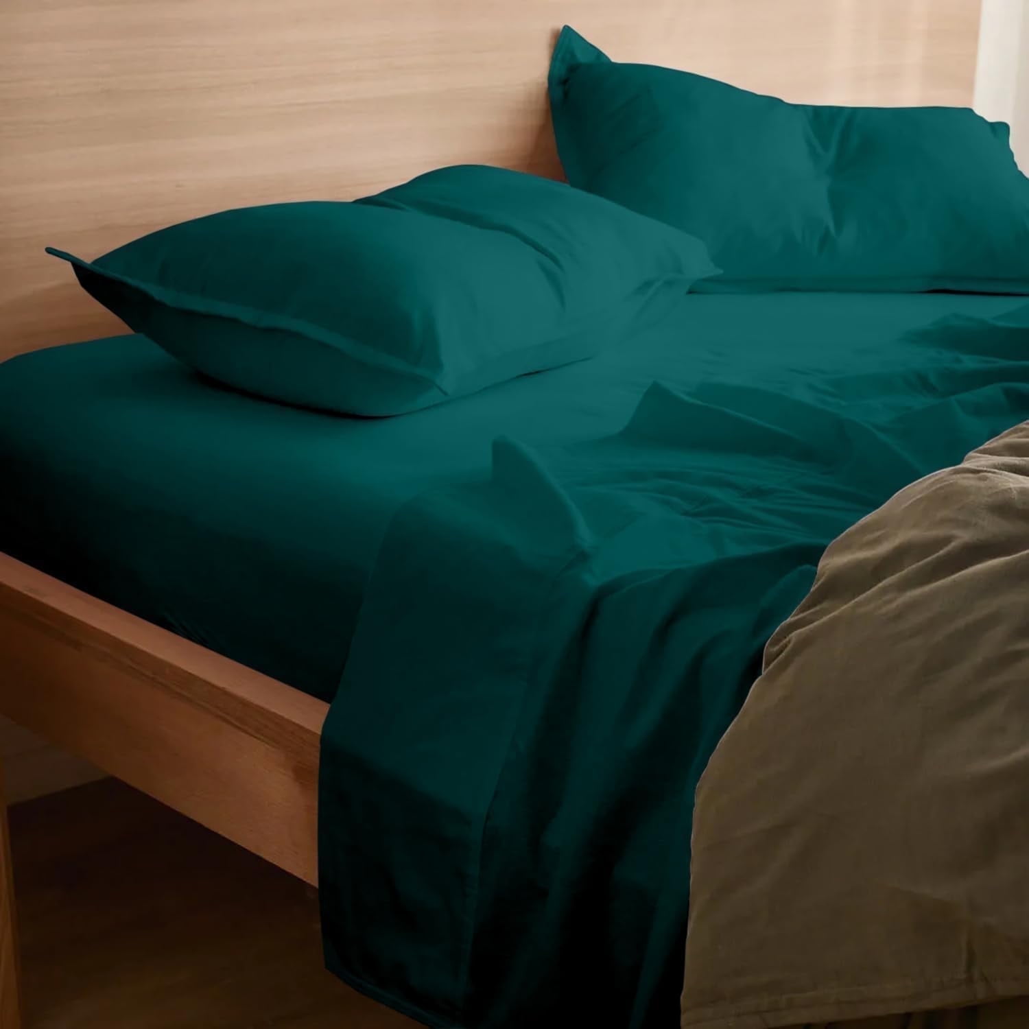 Kotton Culture Cotton Sheets for Queen Size Bed 4 Piece 100% Egyptian ...