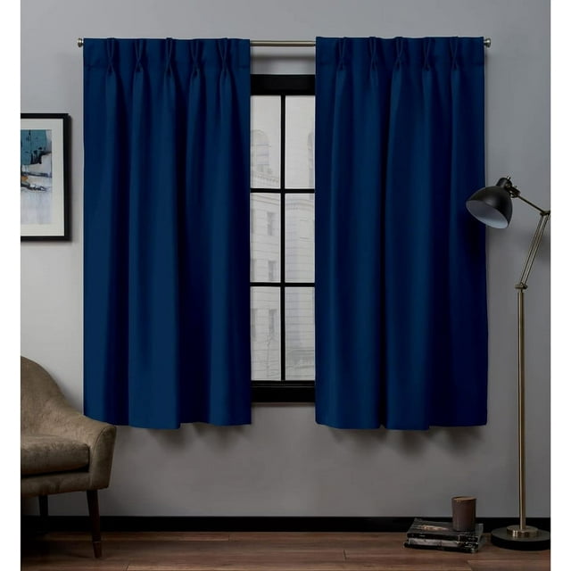 Kotton Culture Pinch Pleated Drapes for Traverse Rod Room Darkening ...