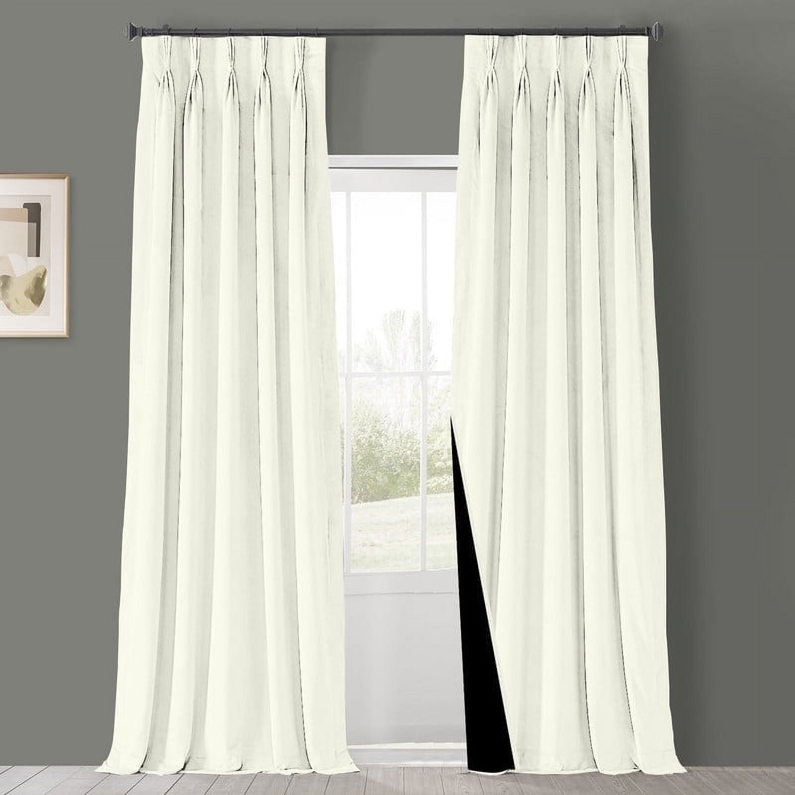 Kotton Culture Triple Pinch Pleat Curtain Semi Blackout Thermal ...