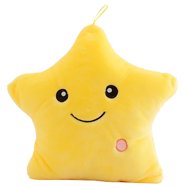 FlashingBlinkyLights Happy Star Light Up Pillows With Auto-Off Slow ...