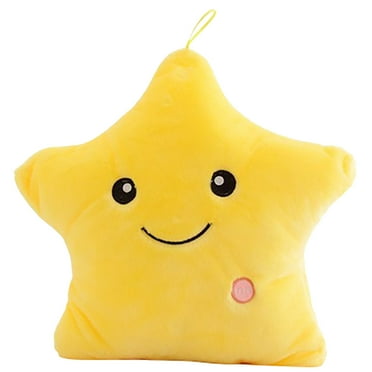 FlashingBlinkyLights Happy Star Light Up Pillows With Auto-Off Slow ...